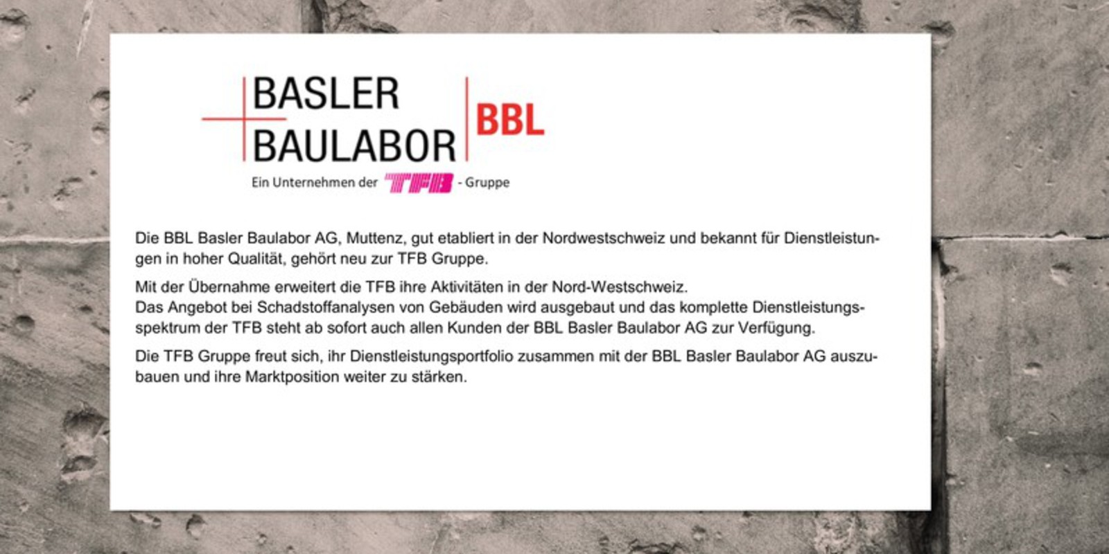 TFB - Technik und Forschung im Betonbau
